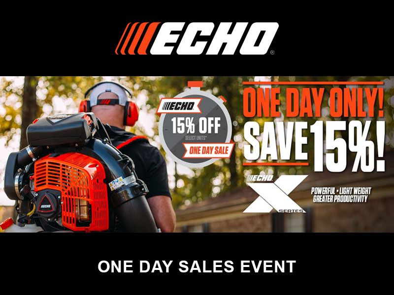 Echo - One Day Sales Event | Promotion at Brazos Tractor and Equipment ...