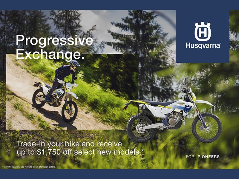 Husqvarna - Progressive Exchange | Promotion at Waynesburg Powersports ...