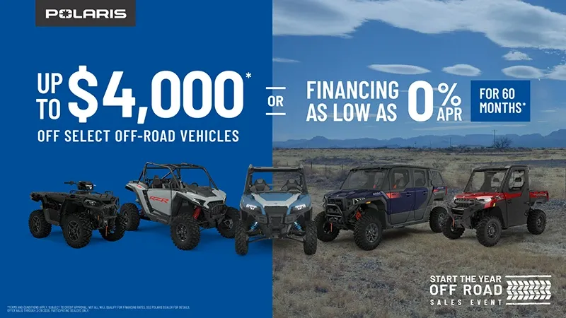 Polaris - Start The Year Off Road Sales Event | Promotion at Rosedale ...