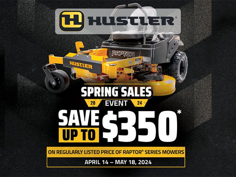 Hustler Turf Equipment - Spring Sales Event | Promotion at Dan's Cycle ...