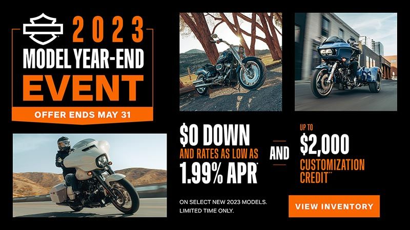 Harley Davidson - 2023 Cruiser Model Year End Sale available at Timber ...