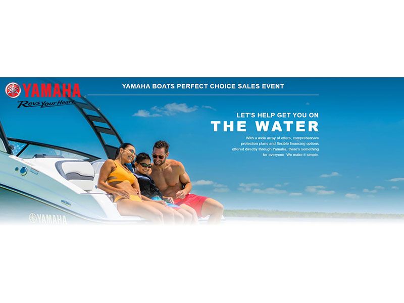 Yamaha Motor Corp., USA - Perfect Choice Sales Event - Boats ...