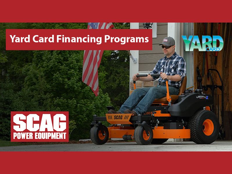 SCAG Power Equipment - Yard Card Financing Programs | Promotion at Ken ...