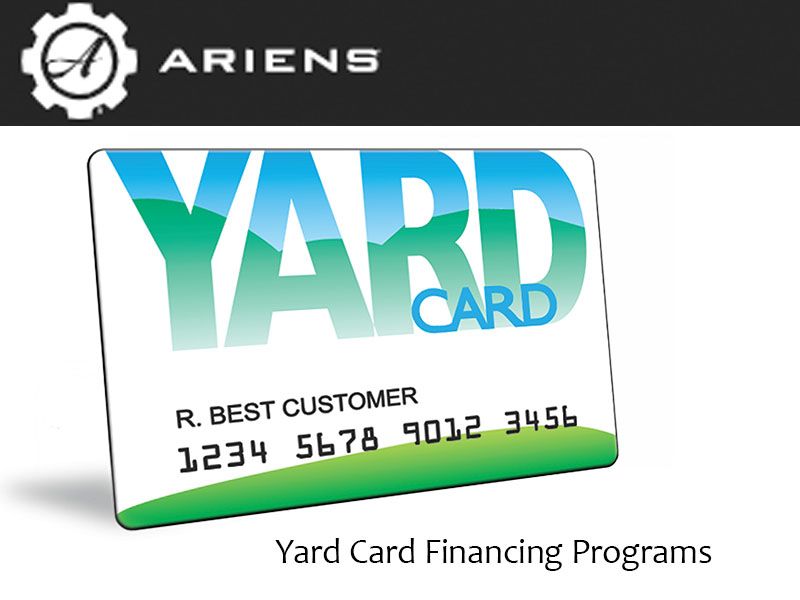 Ariens USA - Yard Card Financing Programs Promotion - Ariens USA ...