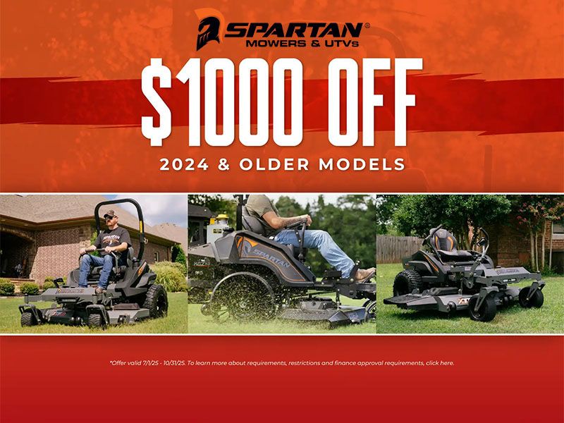 Spartan Mowers & UTVs Spartan Mowers & UTVs - Summer Sales Event ...