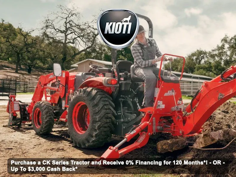 Kioti - Purchase a CK Series Tractor and Receive 0% Financing for 120 ...