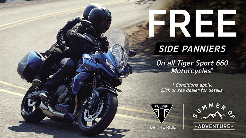 Triumph - Summer Of Adventure Sales Event Promotion - Triumph ...