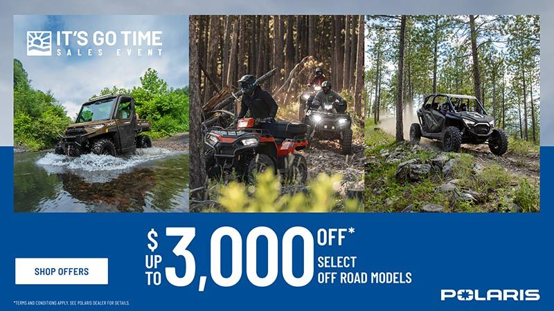 Polaris - Up To $3000 Off Select Off Road Models | Promotion at Maddie ...