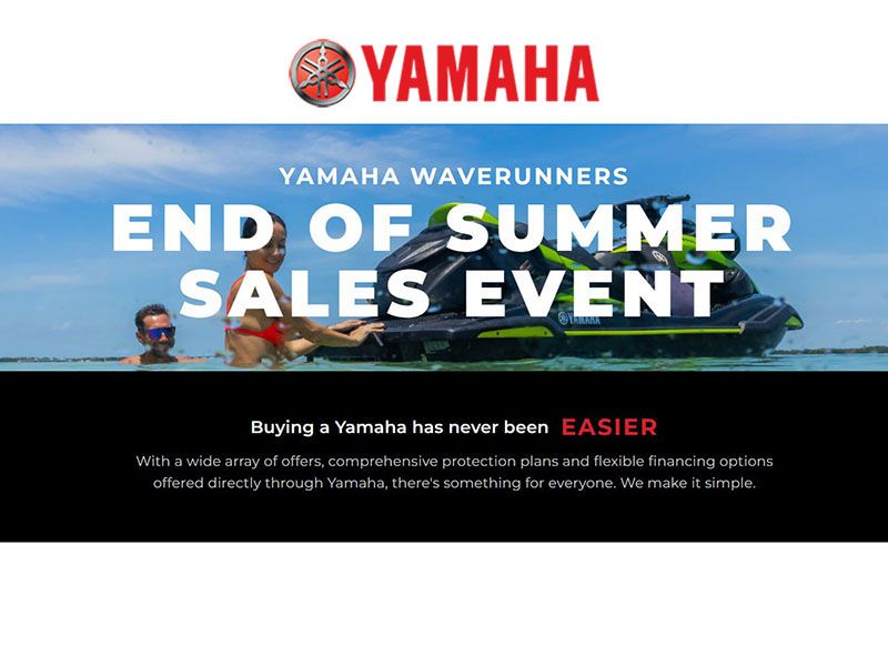 Yamaha - End of Summer Sales Event - Waverunners Promotion - Yamaha ...