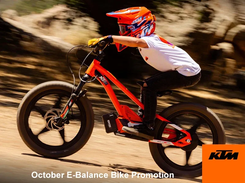 KTM - October E-Balance Bike Promotion | Promotion at Mt. Baker Moto ...