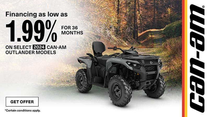 Can-Am - Financing As Low As 1.99% For 36-Months On Select 2024 ...