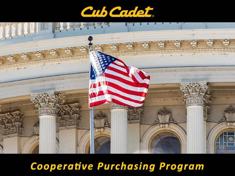 Cub Cadet - Cooperative Purchasing Program | Promotion at Outdoor ...