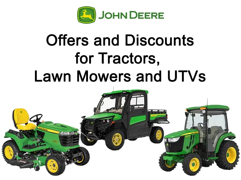 John Deere - Financing Offers for Tractors, Lawn Mowers and UTVs ...