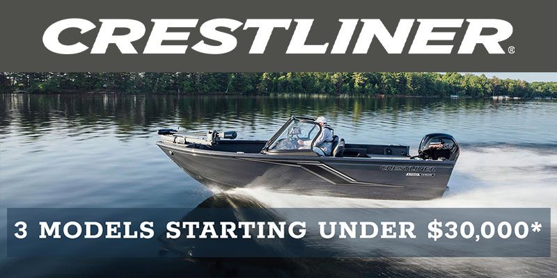 Crestliner - 3 Models Starting Under $30,000* | Promotion at Ken's ...