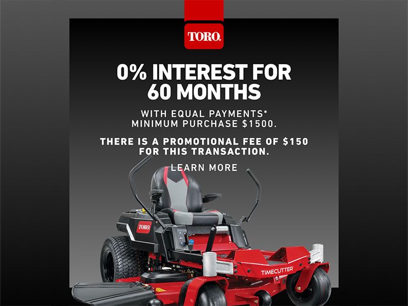 Toro Toro - 0% APR for 60 Months with Equal Payments Promotion Details ...