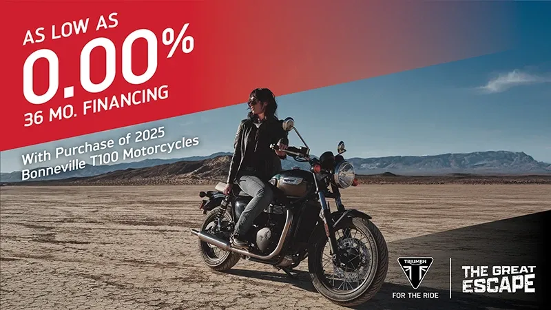 Triumph - Great Escape Sales Event | Promotion at Moon Motorsports ...