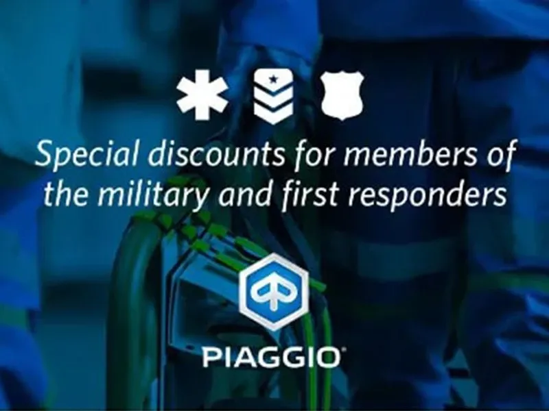 Piaggio - Military & First Responders | Promotion at Plano Kawasaki ...