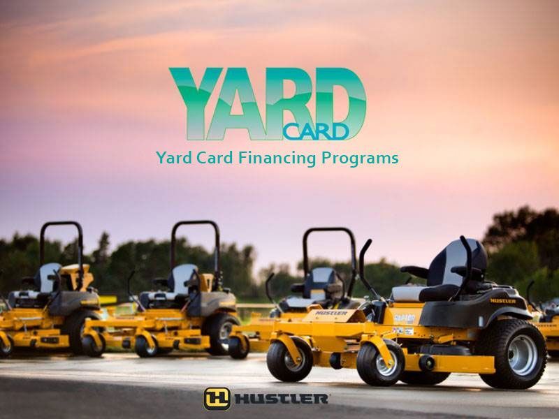 Hustler Turf Equipment - Yard Card Financing Programs | Promotion at ...