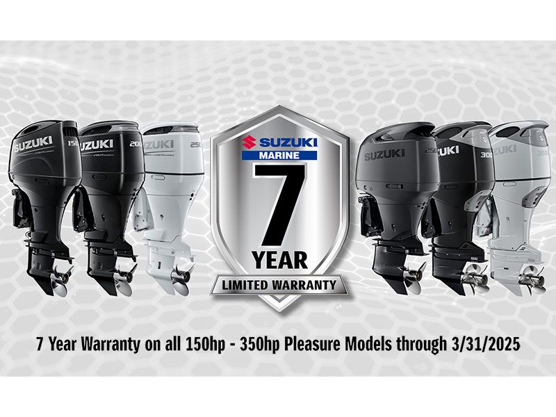 Suzuki Marine - Suzuki’s 7 Year Limited Factory Warranty Promotion ...