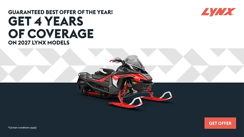 Lynx - Get 4 years of coverage on 2027 models | Promotion at Timberline ...