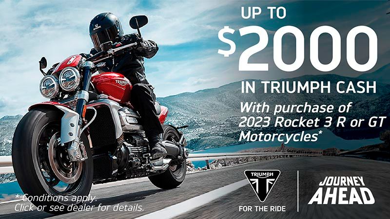 Triumph Triumph - Journey Ahead Sales Event Promotion Details ...