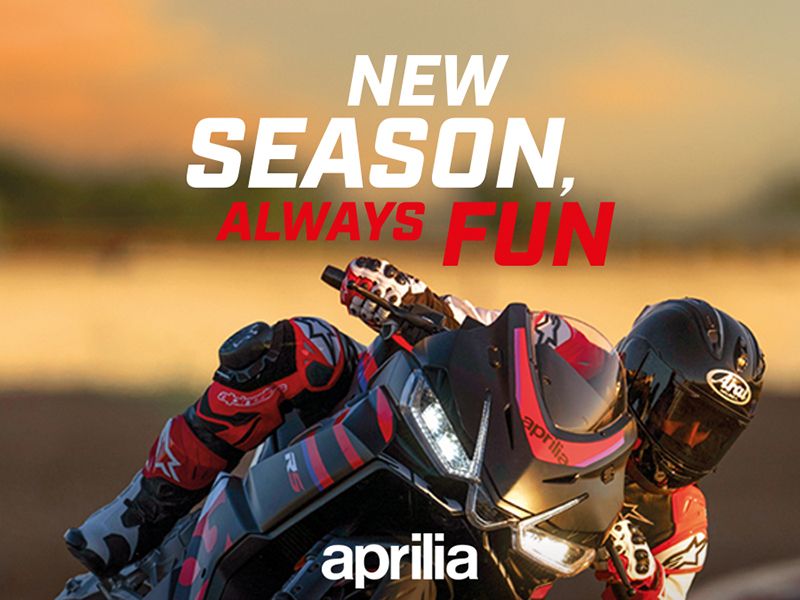Aprilia - New Season, Always Fun | Promotion at Top Gear Powersports ...