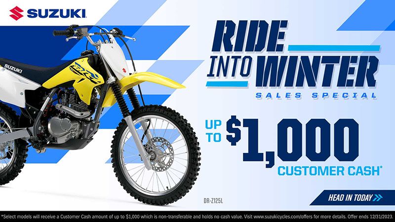 Suzuki Motor of America Inc. Suzuki - Ride Into Winter Sales Special ...