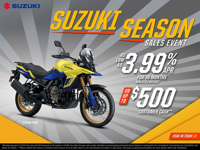 Suzuki - Suzuki Season Sales Event As Low As 3.99% APR for 36 Months ...