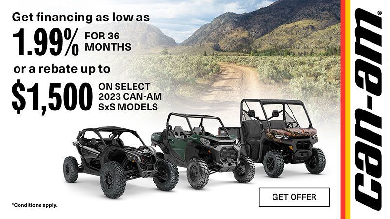 Can-Am - Financing As Low As 1.99% For 36 Months Or A Rebate Up To ...