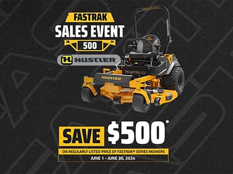 Hustler Turf Equipment - FasTrak 500 Event | Promotion at Dan's Cycle ...