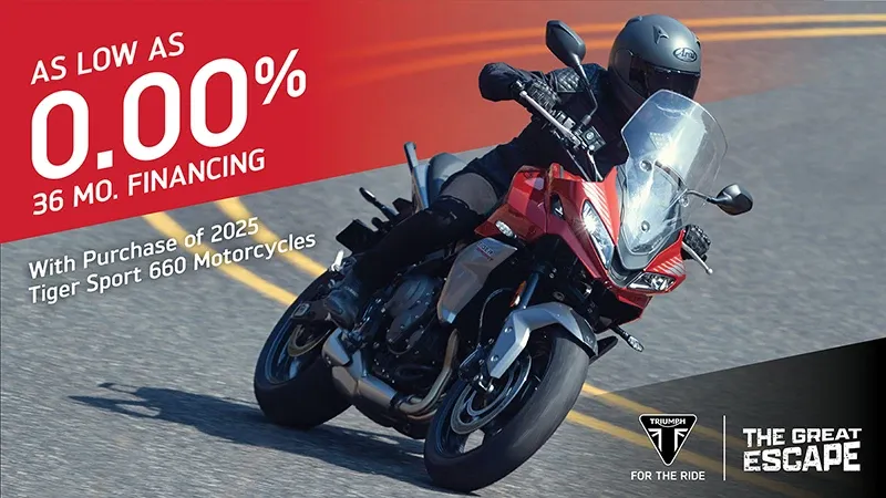 Triumph - Great Escape Sales Event | Promotion at Moon Motorsports ...