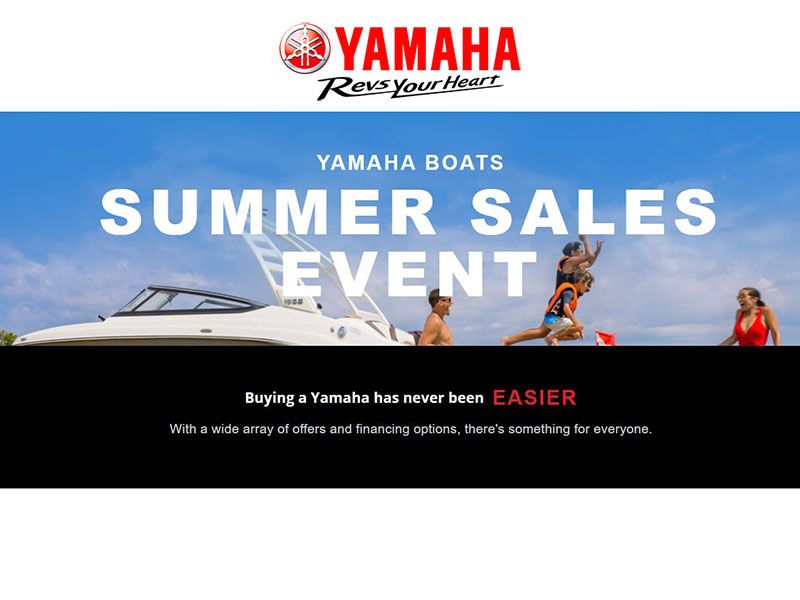 Yamaha - Summer Sales Event - Boats | Promotion at Hicklin's Waters ...
