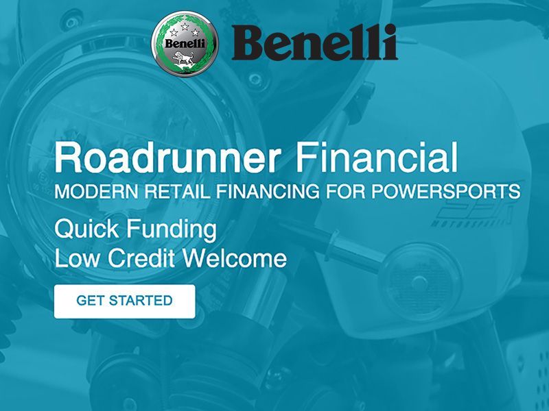 Benelli - Roadrunner Financial available at Alcoa Good Times, Inc ...