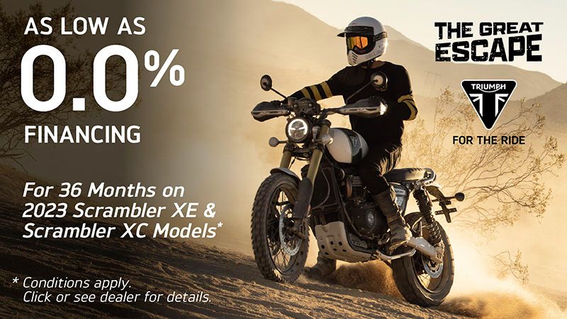 Triumph - Great Escape Sales Event | Promotion at Hi-Tech Motorsports ...