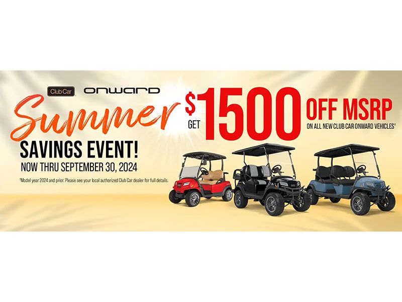 Club Car - Summer Savings Event | Promotion at Tom Wood Powersports ...