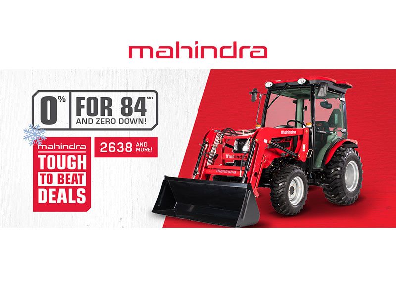 Mahindra - Tough to Beat Deals - 0% For 84 months and Zero Down ...