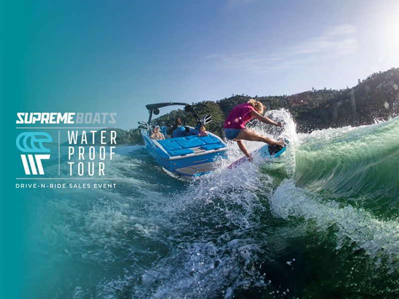 Supreme Boats - Water Proof Tour - Drive-N-Ride Sales Event | Promotion ...
