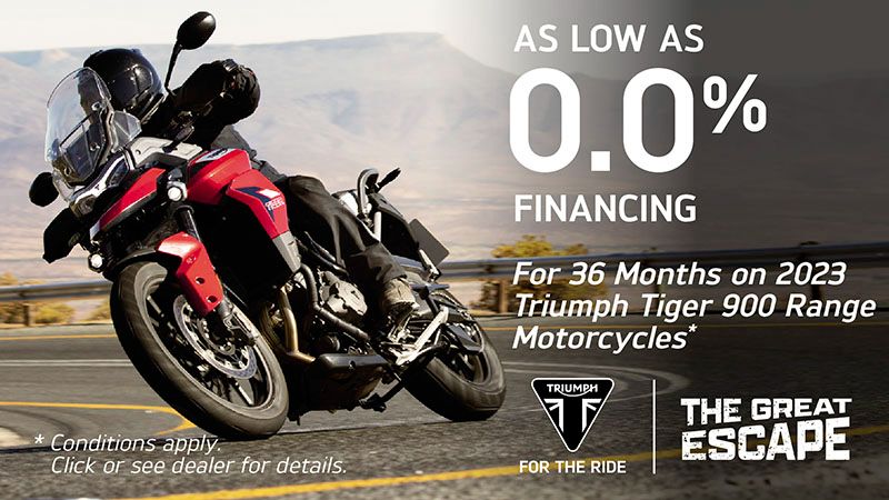 Triumph - Great Escape Sales Event | Promotion at Maddie's Motor Sports ...