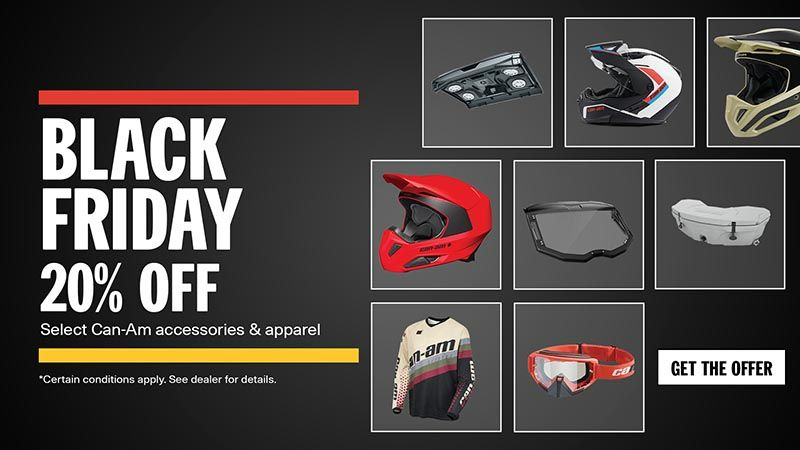 Can-Am Can-Am - Black Friday 20% off select Can-Am accessories ...