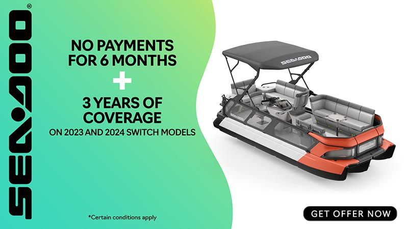 Sea-Doo - Get no payment for six months and 3 years of coverage on 2024 ...