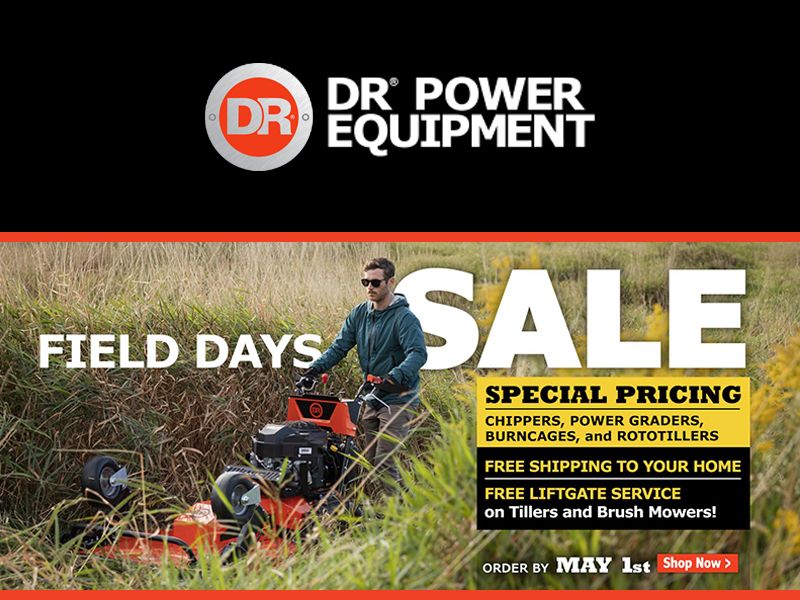 DR Power Equipment - Field Days Sale | Promotion at Hubert's Outdoor ...