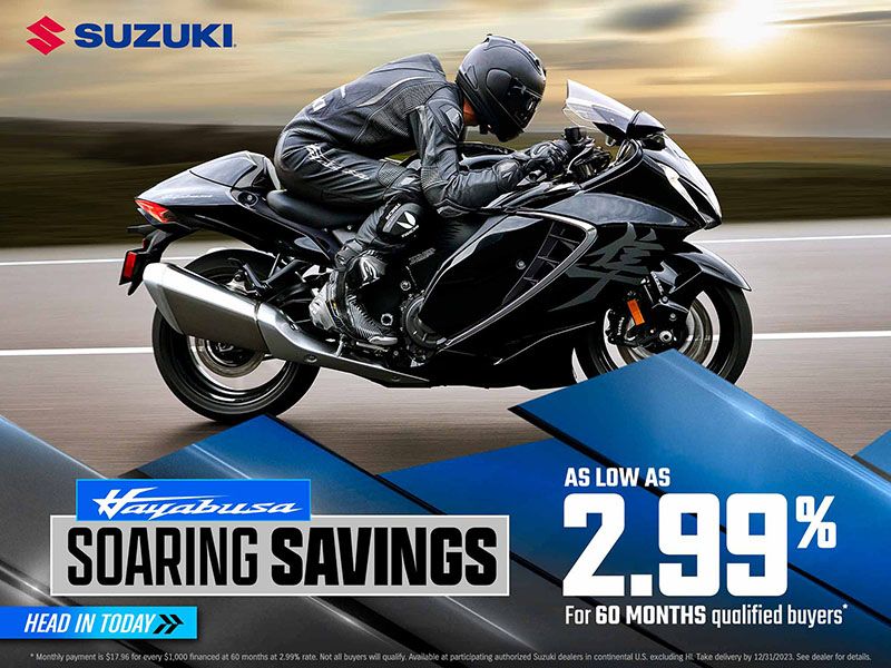 Suzuki - Soaring Savings | Promotion at Metro Motorsports, Cedar Rapids IA