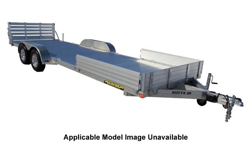 New 2026 ALUMA 81 Series Tandem Axle Utility Trailers Bi-fold Tailgate ...