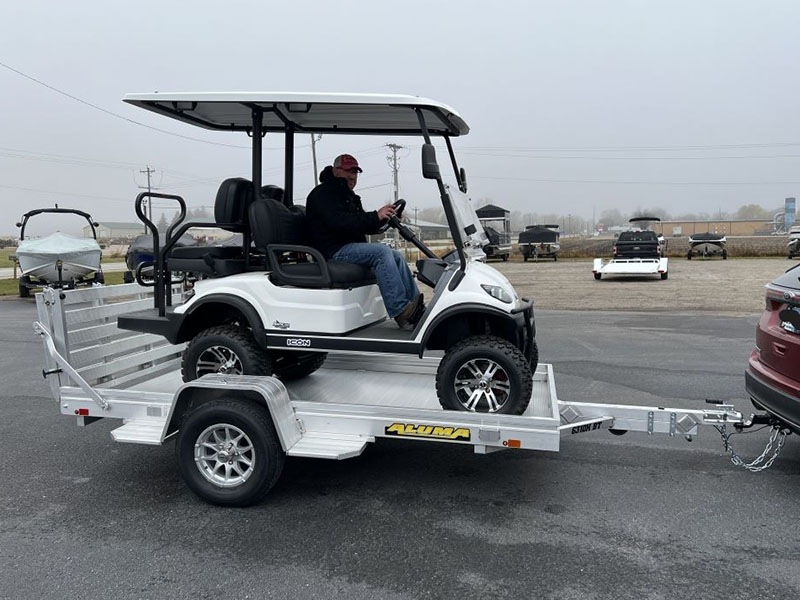 New 2027 ALUMA Utility Trailers No Brakes Bi-fold Tailgate 122 in ...