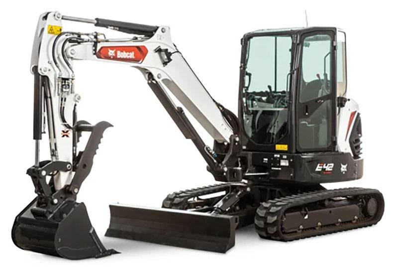 New 2023 Bobcat E42 Long Arm, Mineral Wells WV | Specs, Price, Photos | White 3412-R