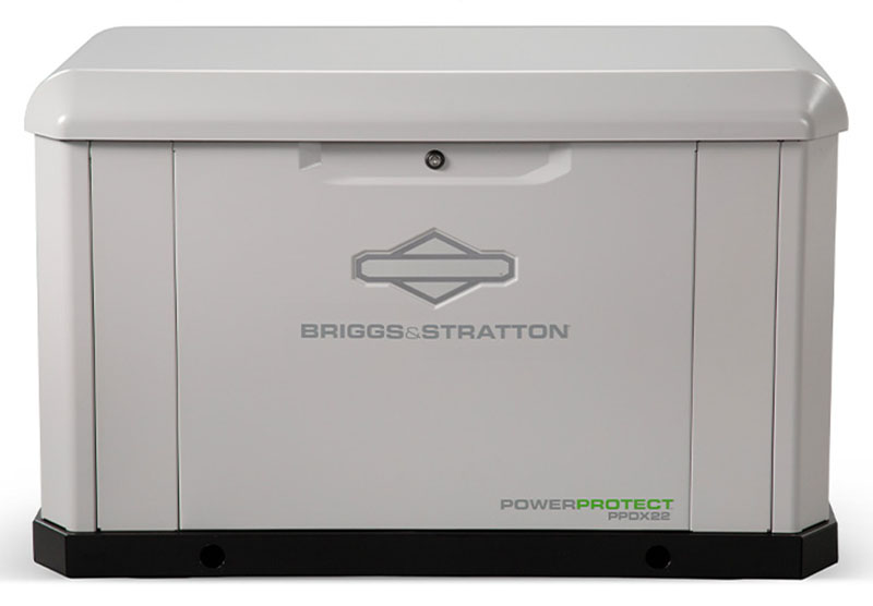 New Briggs & Stratton PowerProtect DX 22kW Home Standby Generator Gray ...