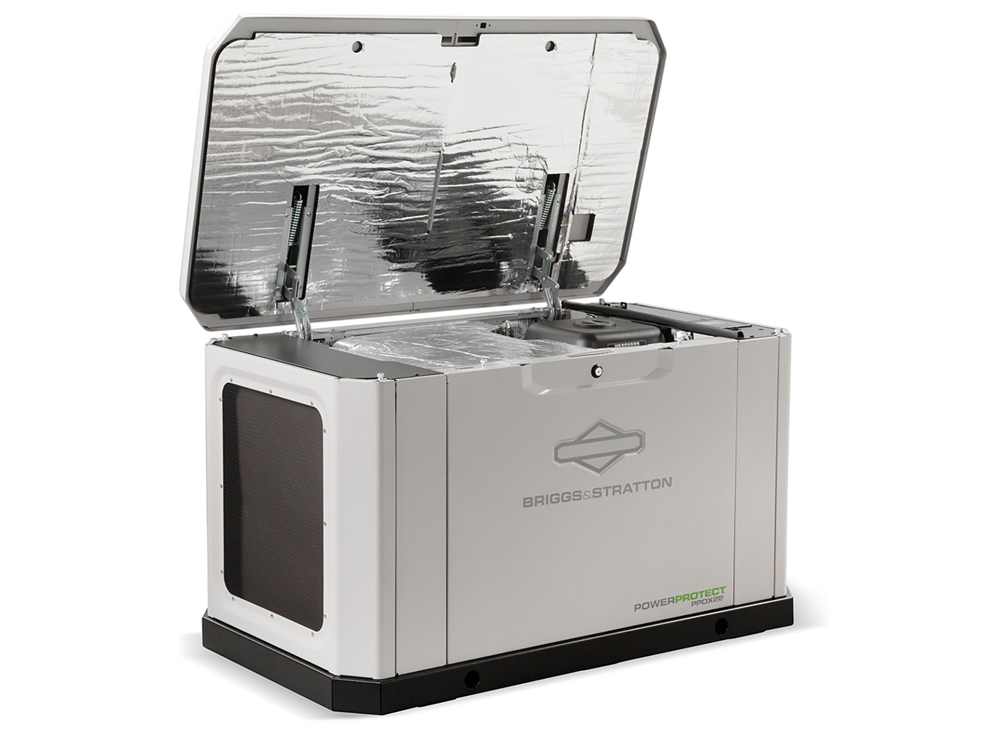 New Briggs & Stratton PowerProtect DX 22kW Home Standby Generator Gray ...