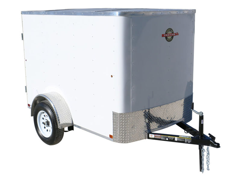 New 2024 Carry-On Trailers 3K Radius Front Flat Roof Trailers 5 ft ...