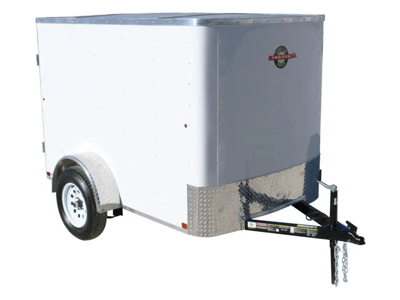 New 2025 Carry-On Trailers 3K Radius Front Flat Roof Trailers 5 ft ...