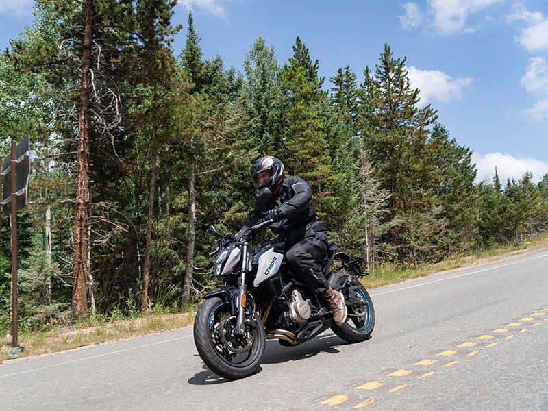 Used 2022 CFMOTO 650NK Nebula White | Motorcycles in Longmont CO | U000755